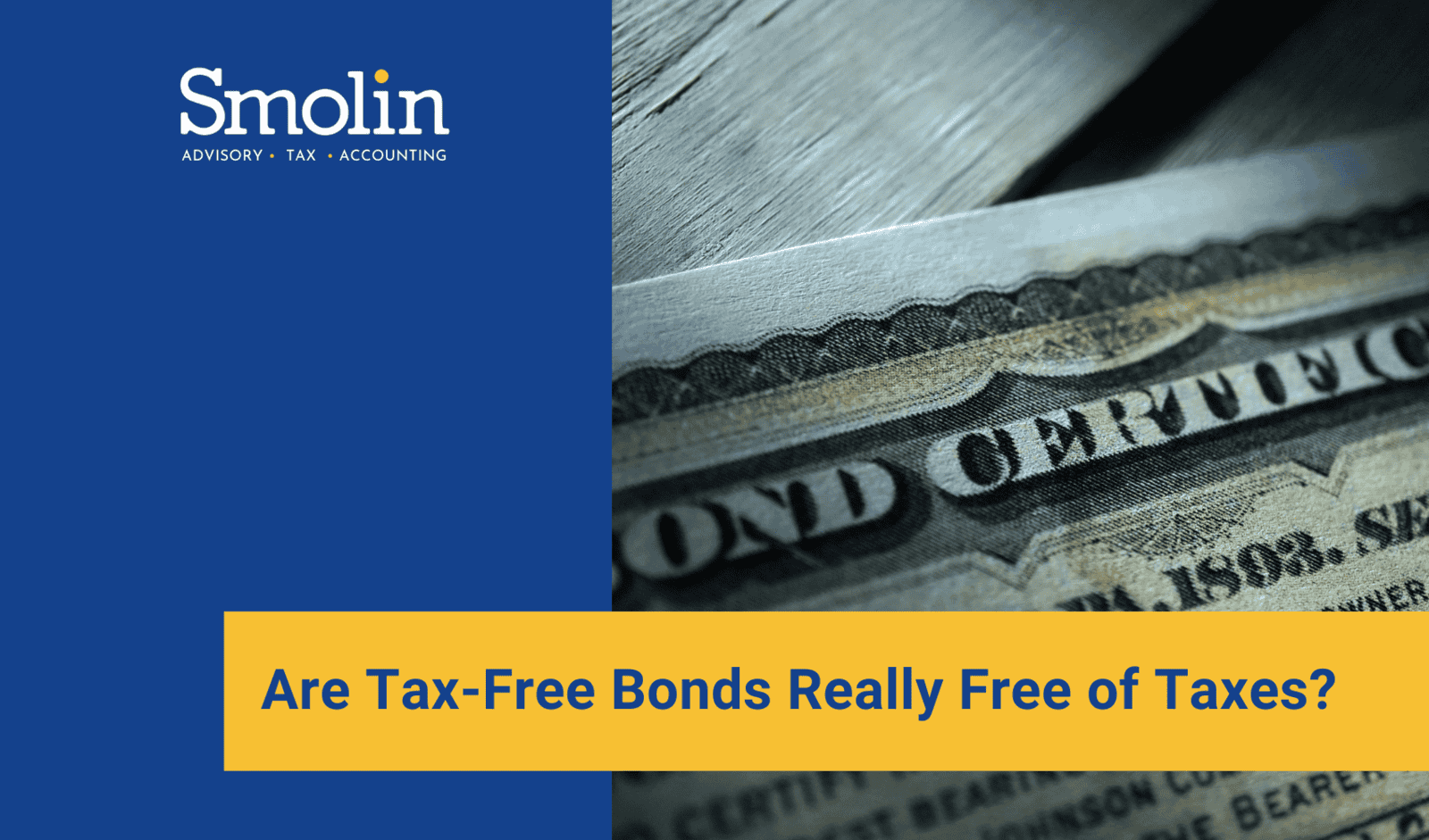 Are TaxFree Bonds Really Free of Taxes?