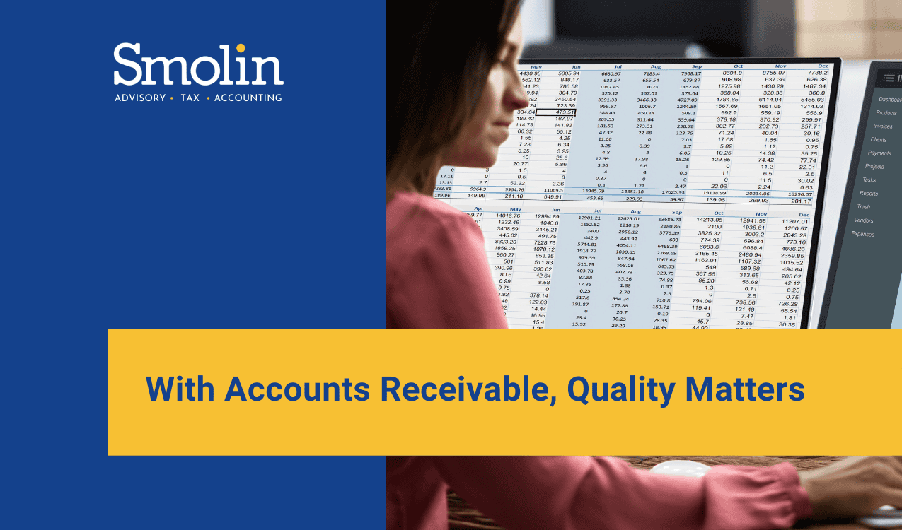 With Accounts Receivable, Quality Matters